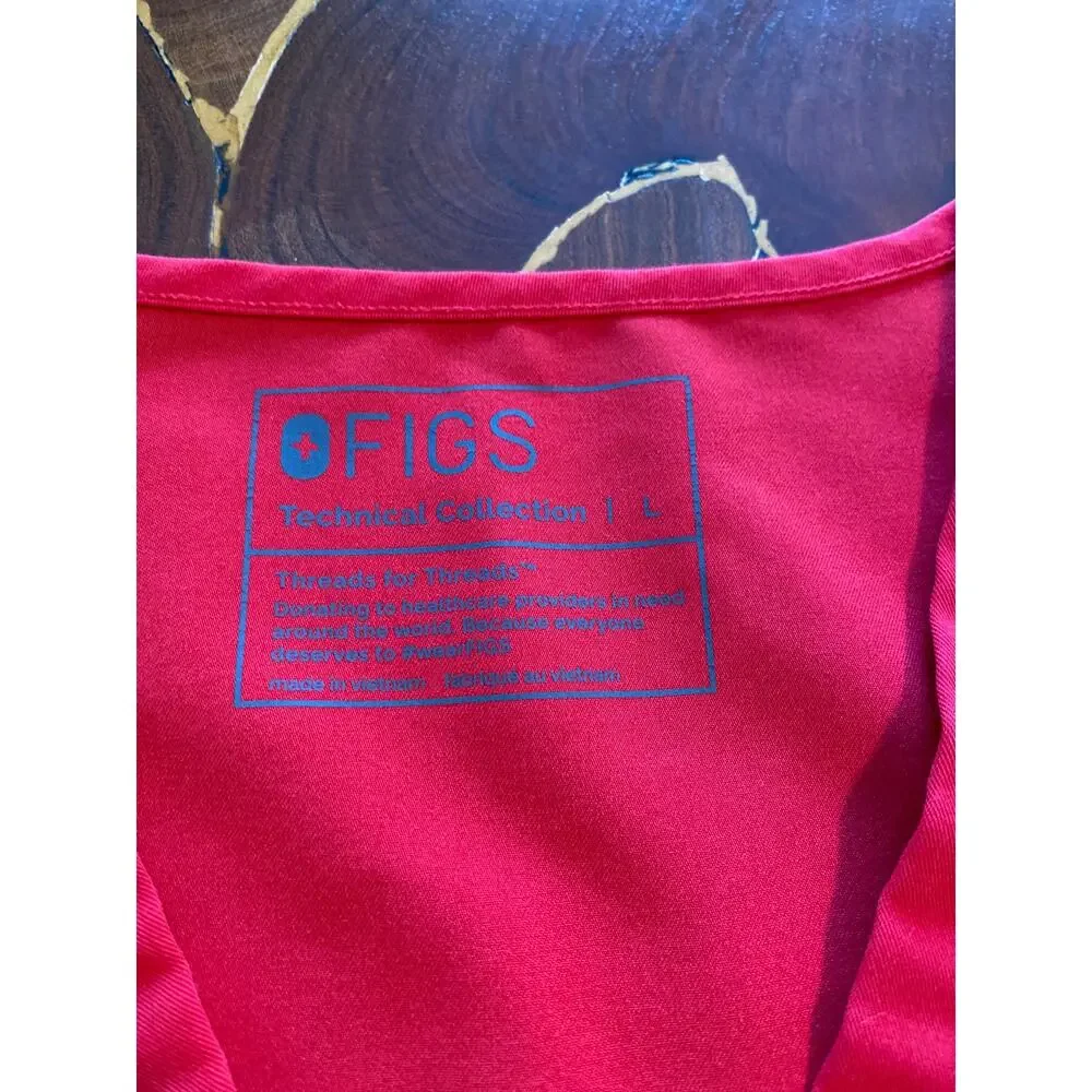 Figs | Other | Figs Zamora Jogger Red Scrub Set Sz L | Poshmark